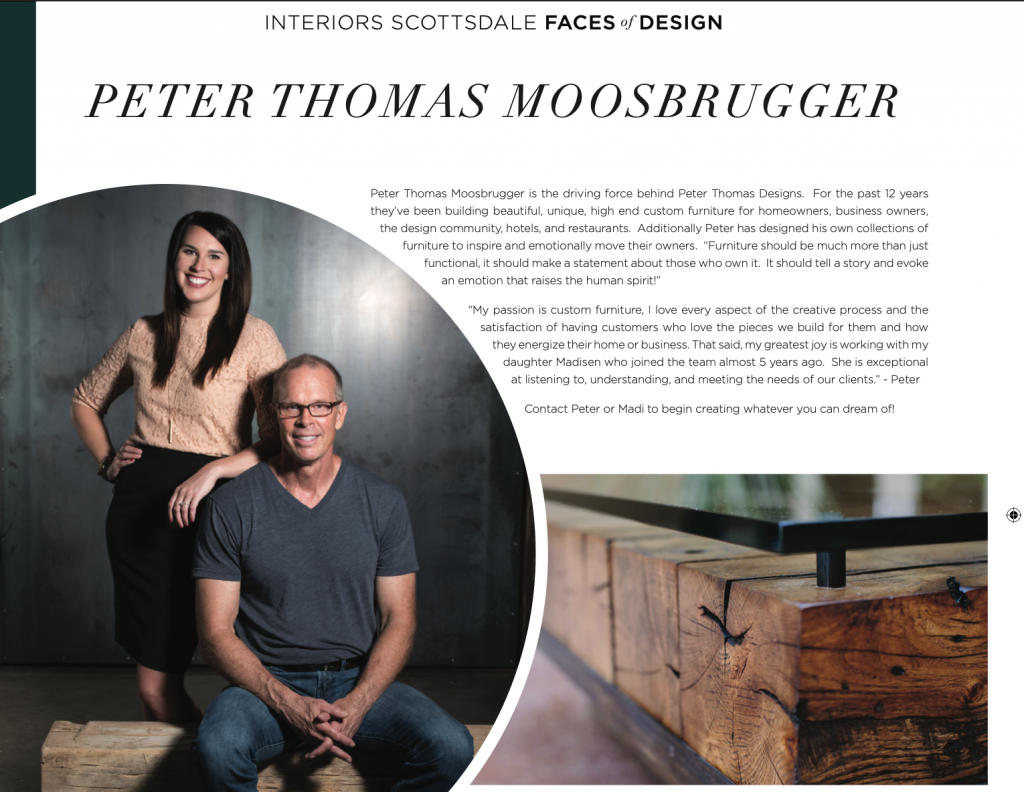 Interior Design Press Articles - Peter Thomas Design